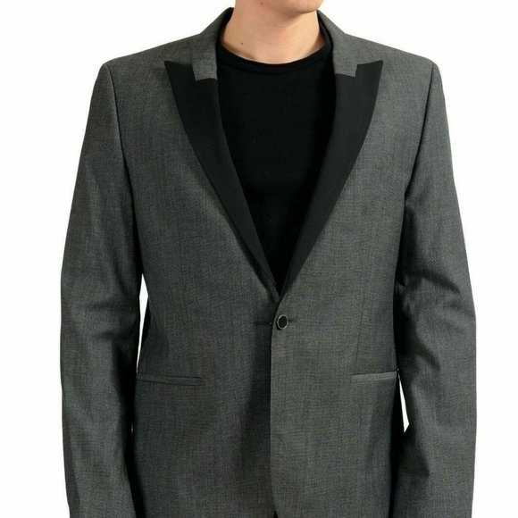 Hugo Boss | Suits & Blazers | Hugo Boss Aino Mens Wool Gray One Button ...